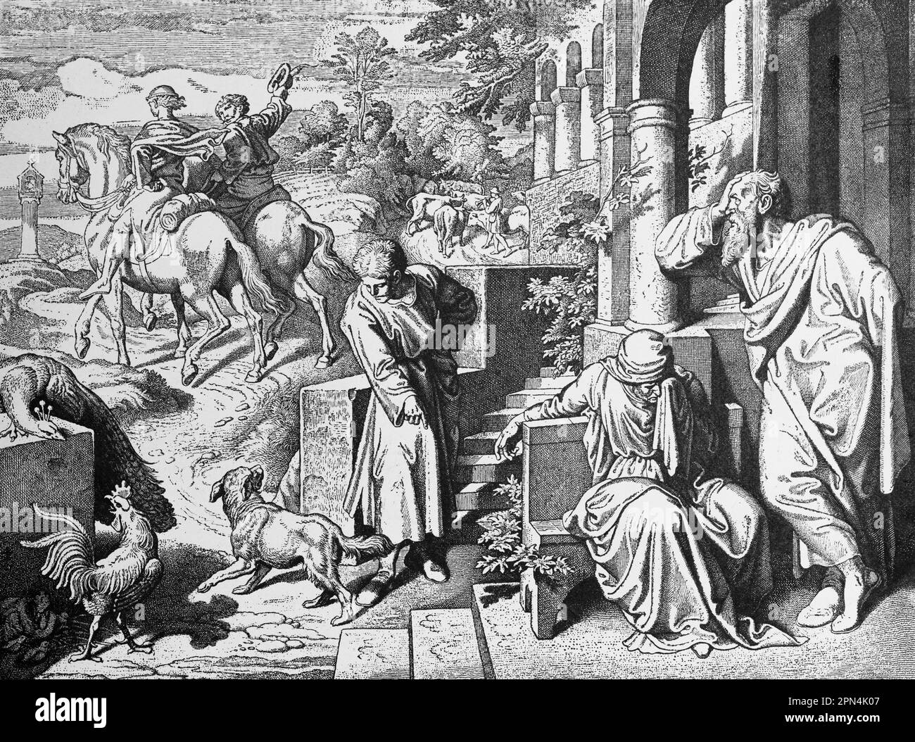 Saying farewell, parable of the lost son, bible, New Testament, Luke ...