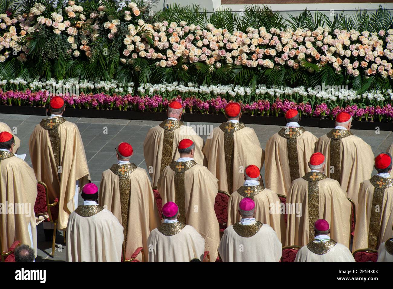 April 09, 2023 - Vatican: Pope Francis presides the Holy Mass and ...