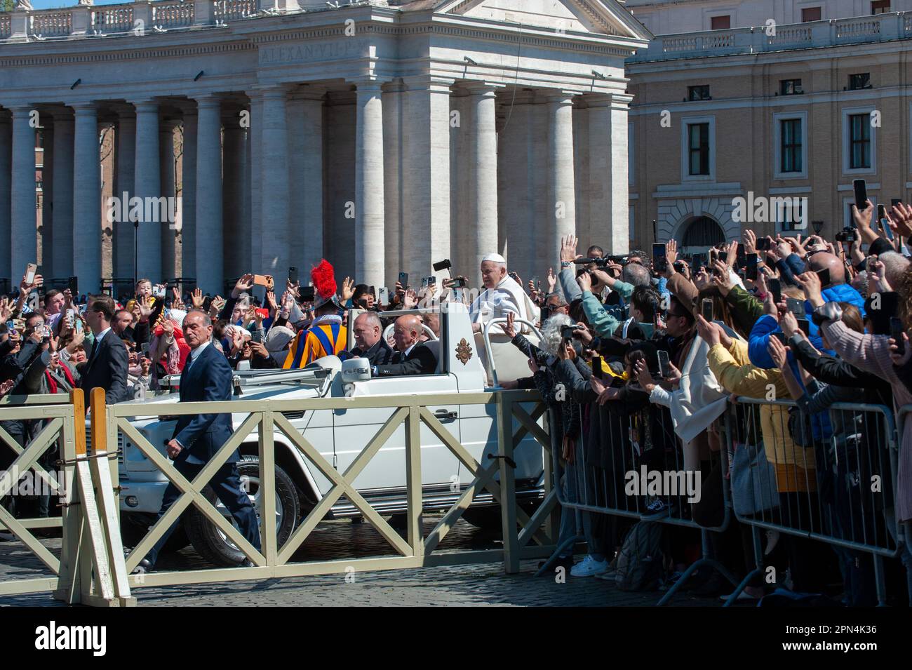 April 09, 2023 - Vatican: Pope Francis presides the Holy Mass and ...