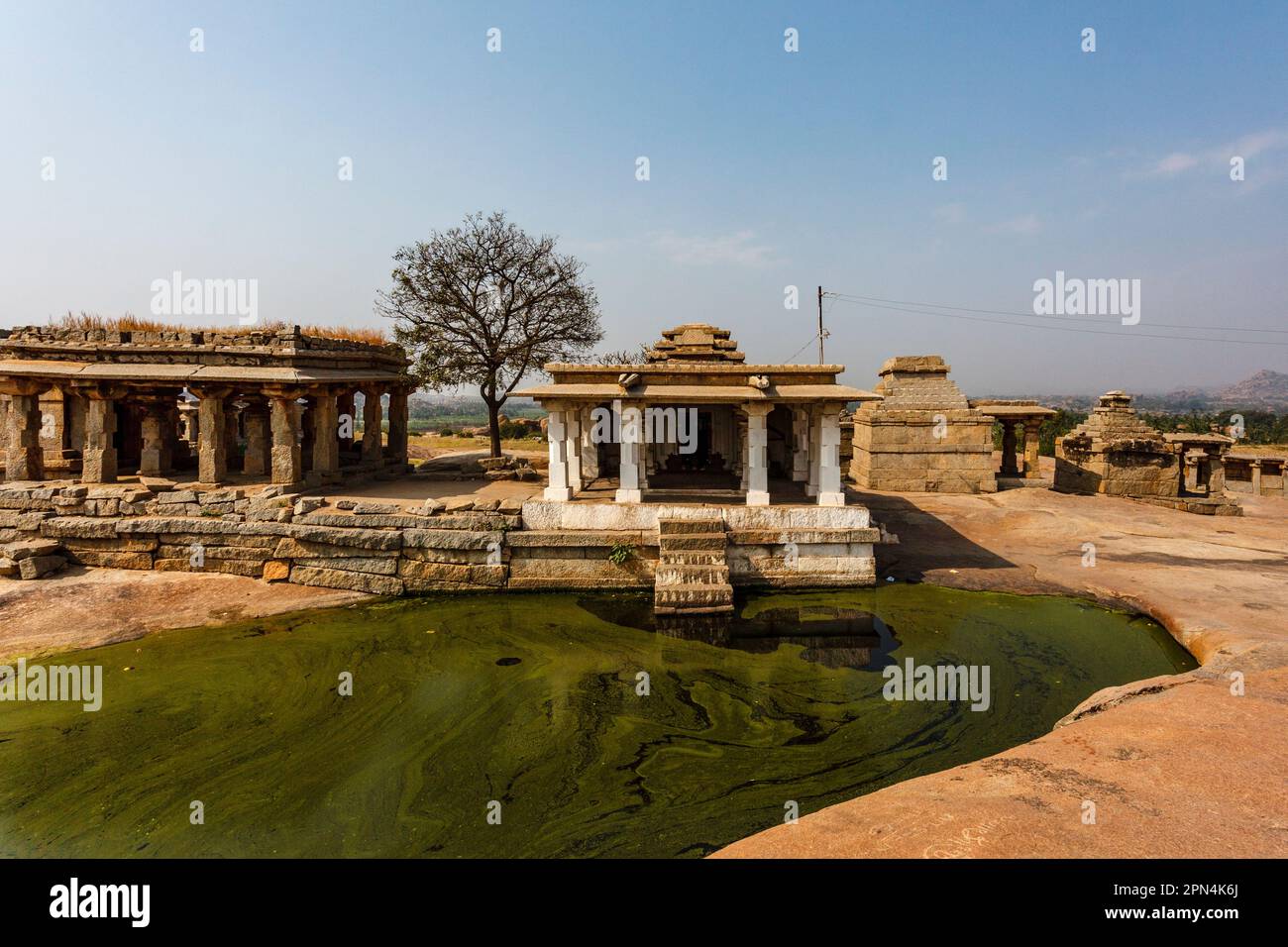 Group of monuments at Hampi, Karnataka, India, Asia Stock Photo - Alamy