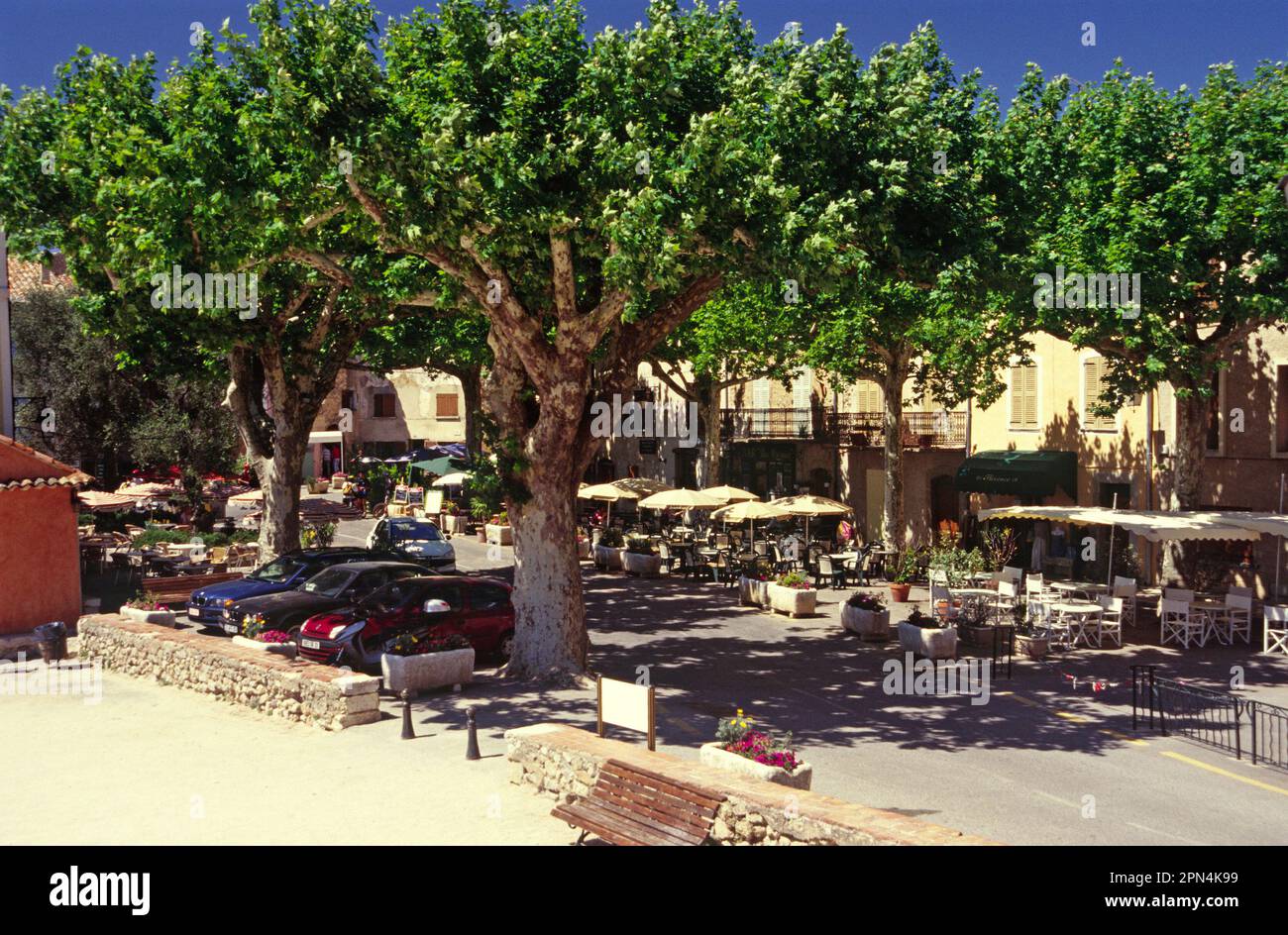 Tourtour called the village in the sky Provence Stock Photo - Alamy
