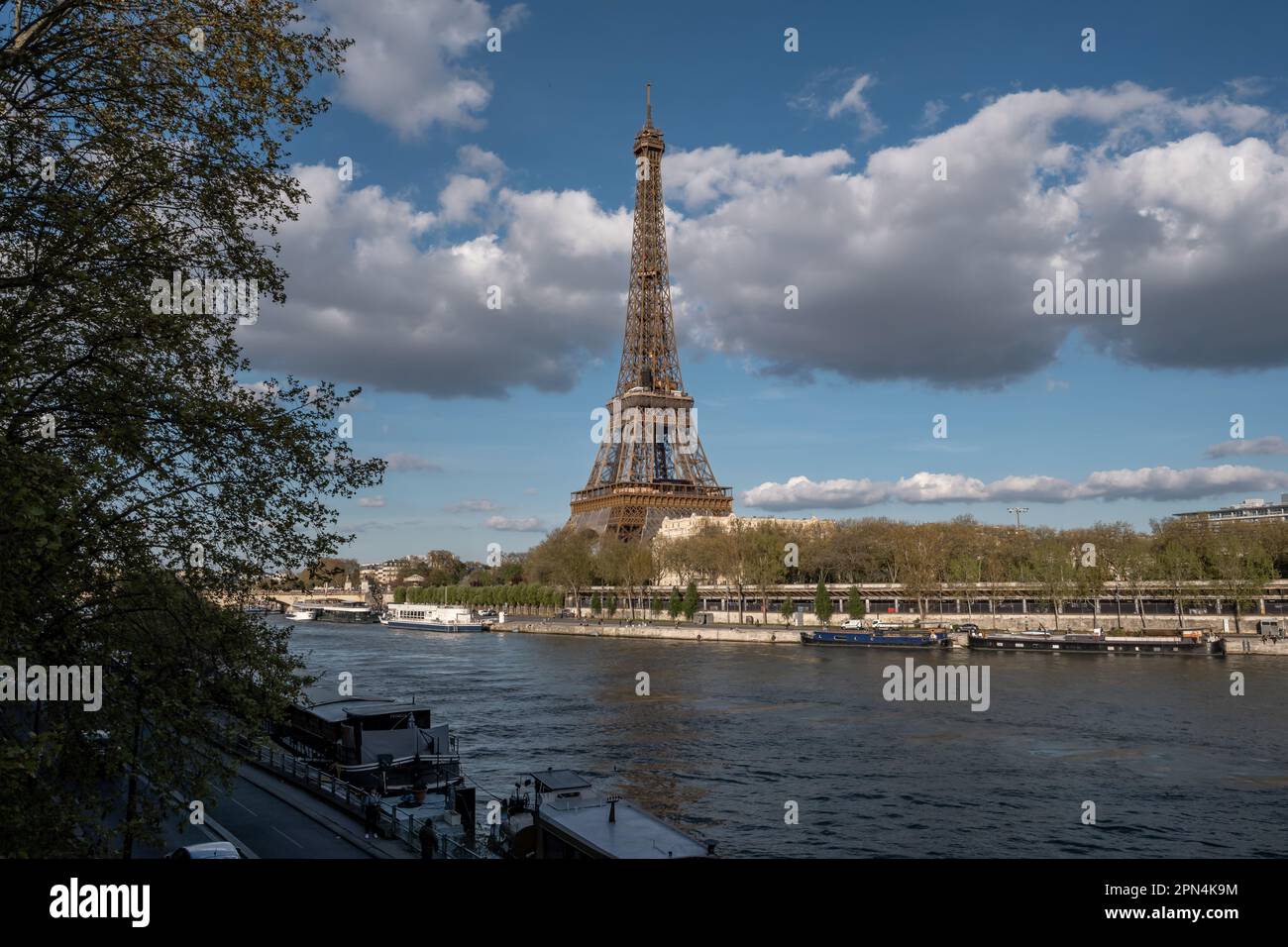 Parisian landmark standing tall in the sky of Paris Stock Photo - Alamy