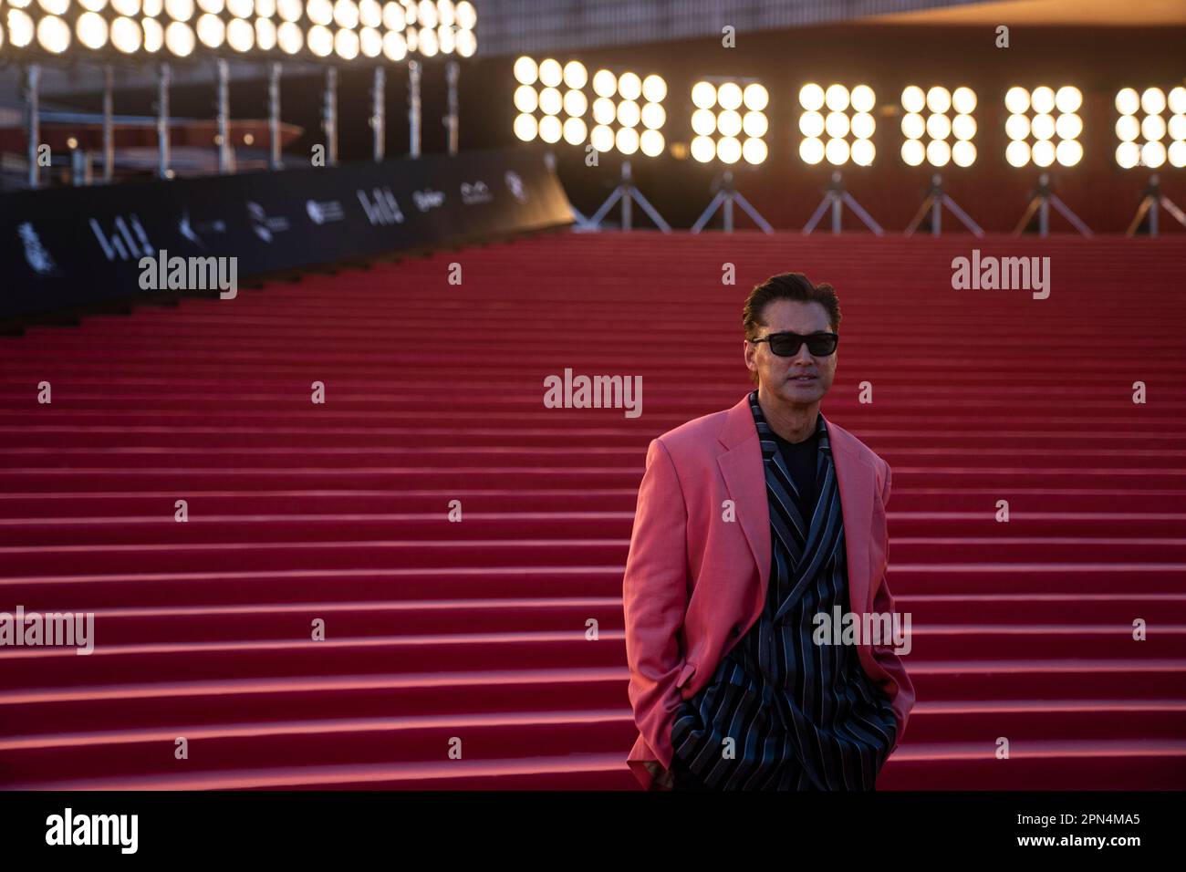 Actor Michael Wong arrives on the red carpet for the 41st Hong Kong ...