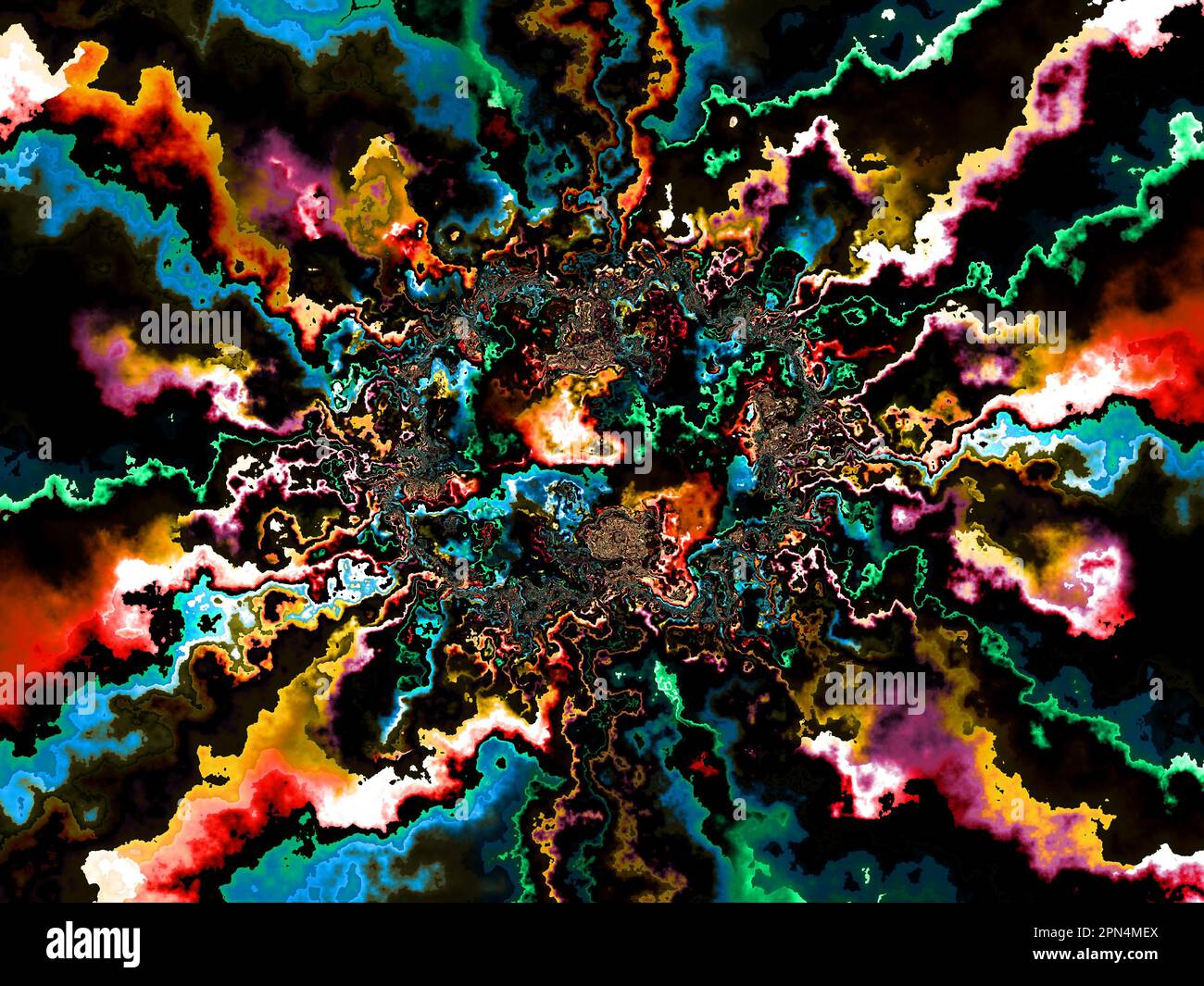 Multicolored grunge texture. Composition of different color patterns ...