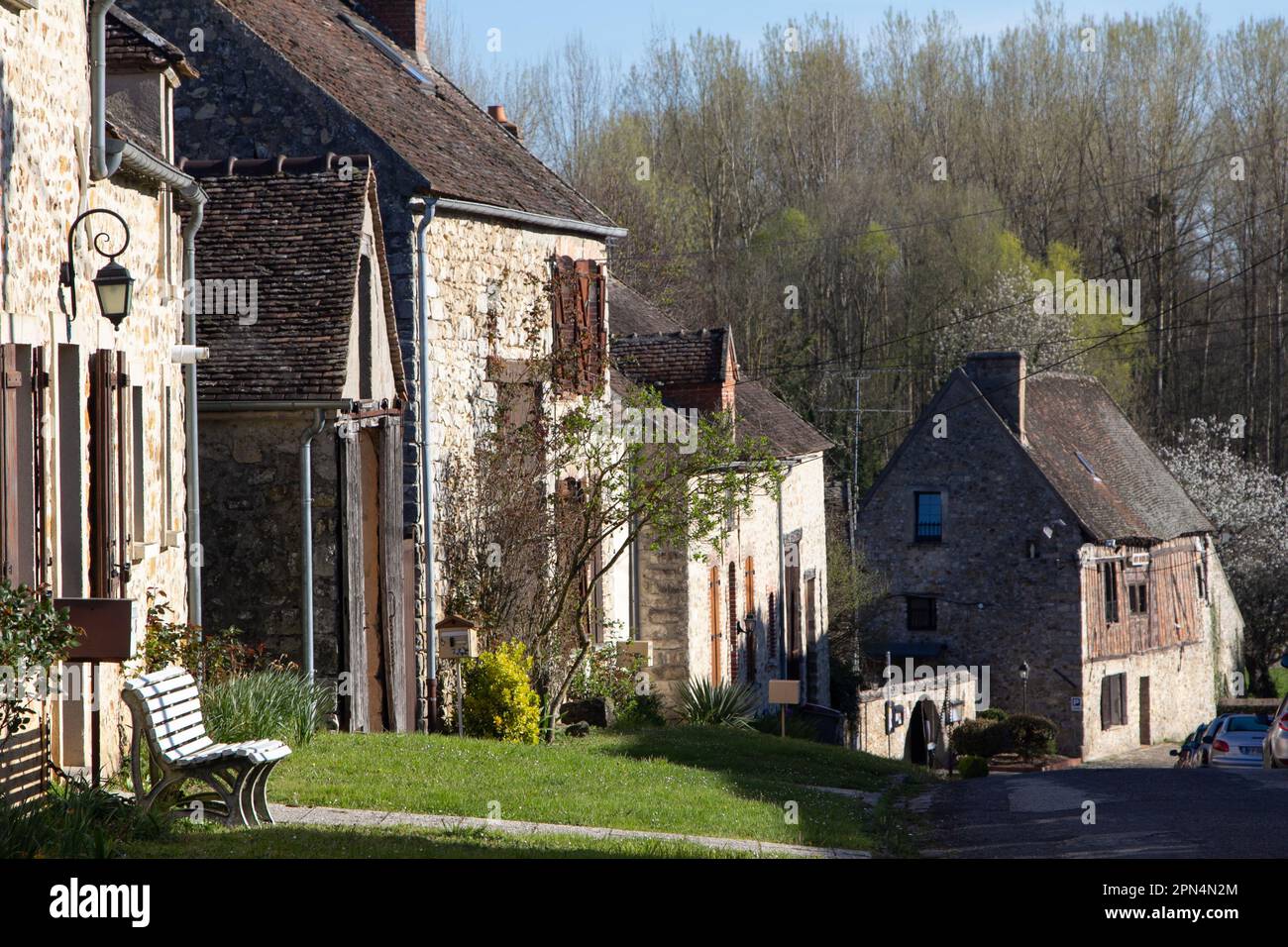 Flagy: home-owners have planted over the pavements on most of Flagy's 7 ...