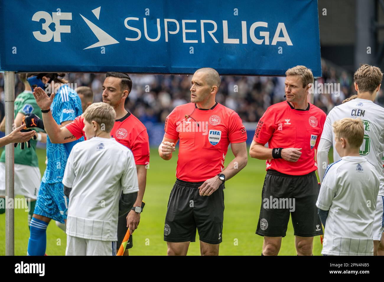 Copenhagen, Denmark. 16th Apr, 2023. Referee Mads-Kristoffer ...