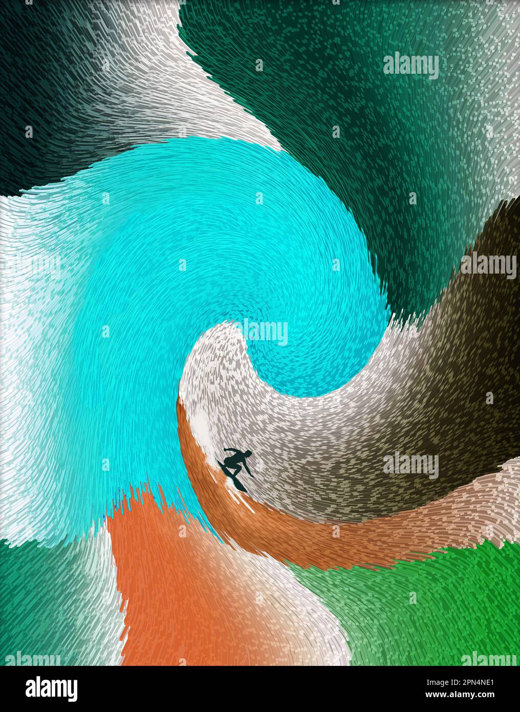 Ocean Waves Graphic Design