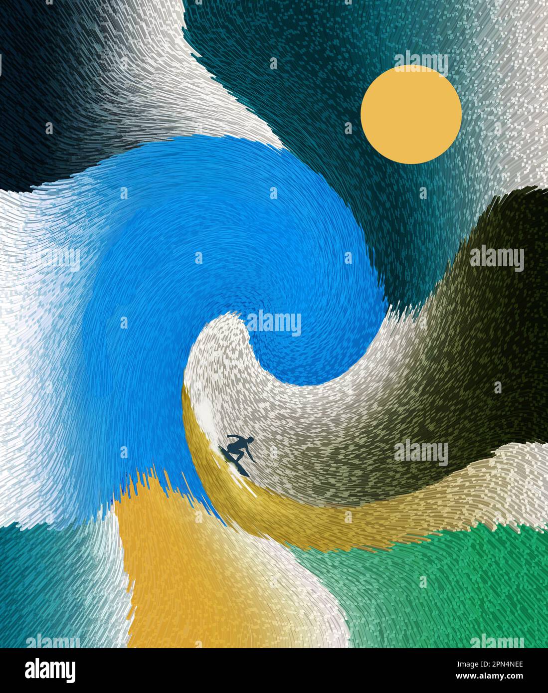 Ocean Waves Graphic Design