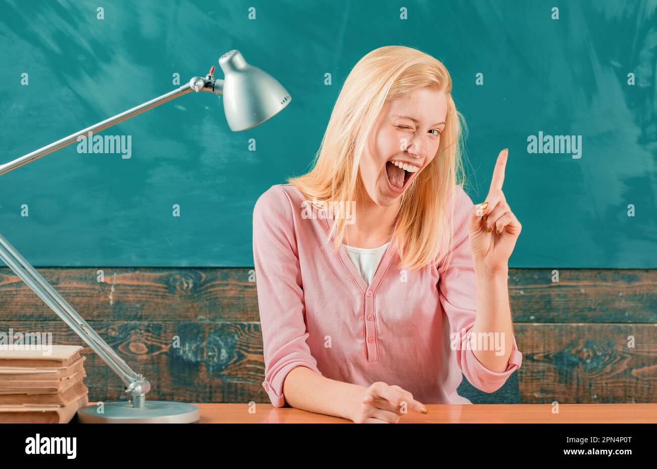 Student presenting in a classroom hi-res stock photography and images ...