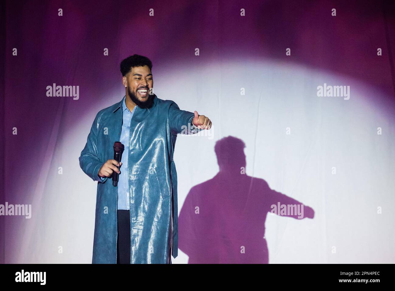Berlin, Germany. 16th Apr, 2023. Sem Eisinger, winner of Deutschland ...