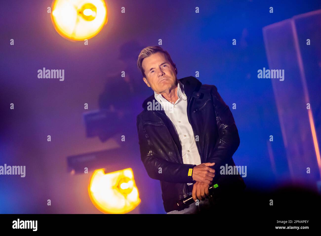 Berlin, Germany. 16th Apr, 2023. Dieter Bohlen performs at the opening ...