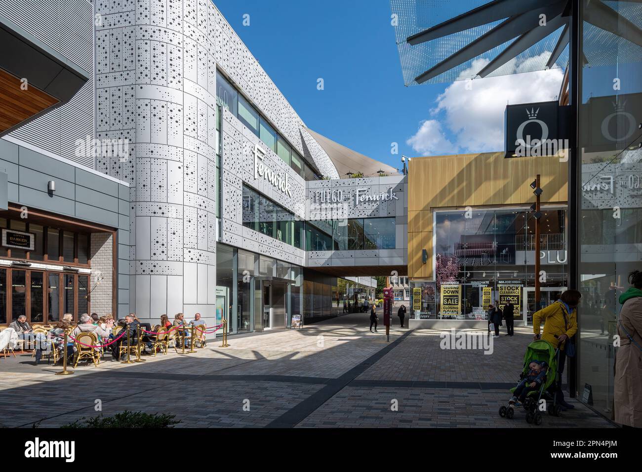 The Lexicon Centre in Bracknell, Berkshire, England, UK, on a sunny day ...