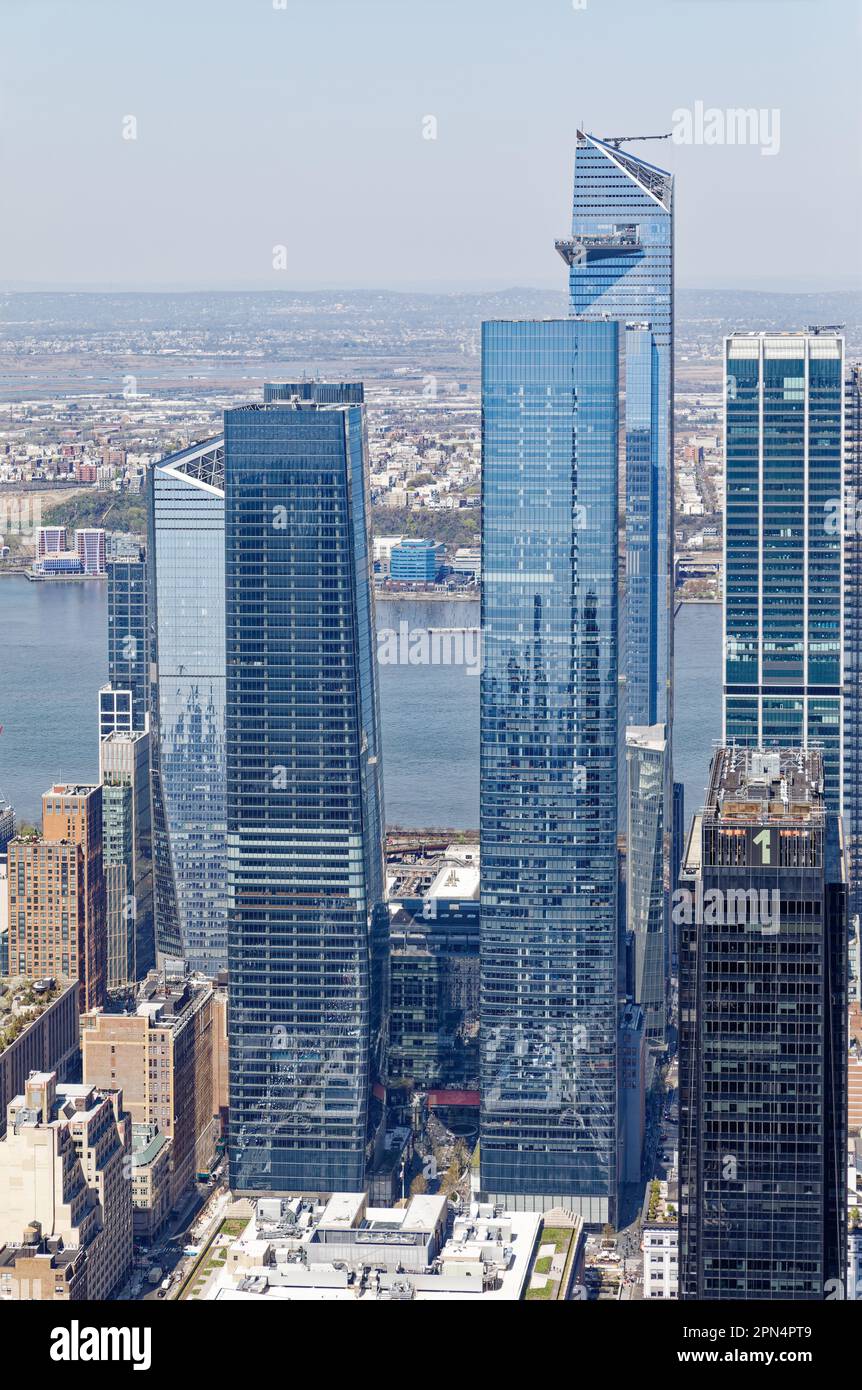 More than a dozen skyscrapers, some still going up, are in NYC’s Hudson ...
