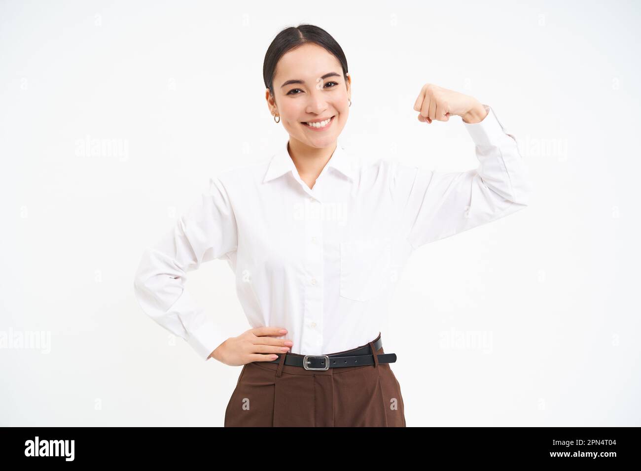 Business and corporate women. Strong and successful asian woman ...