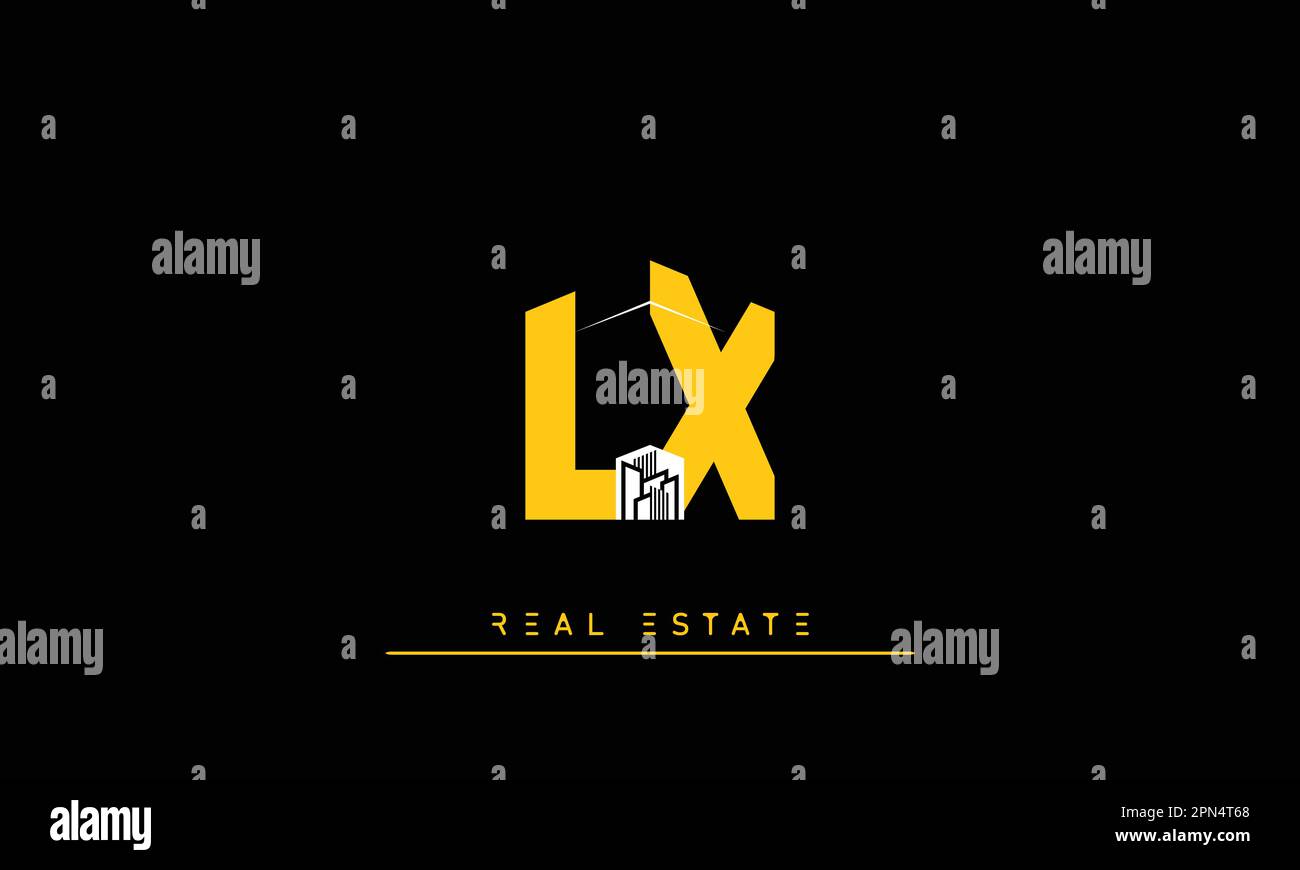Lx real estate logo hi-res stock photography and images - Alamy