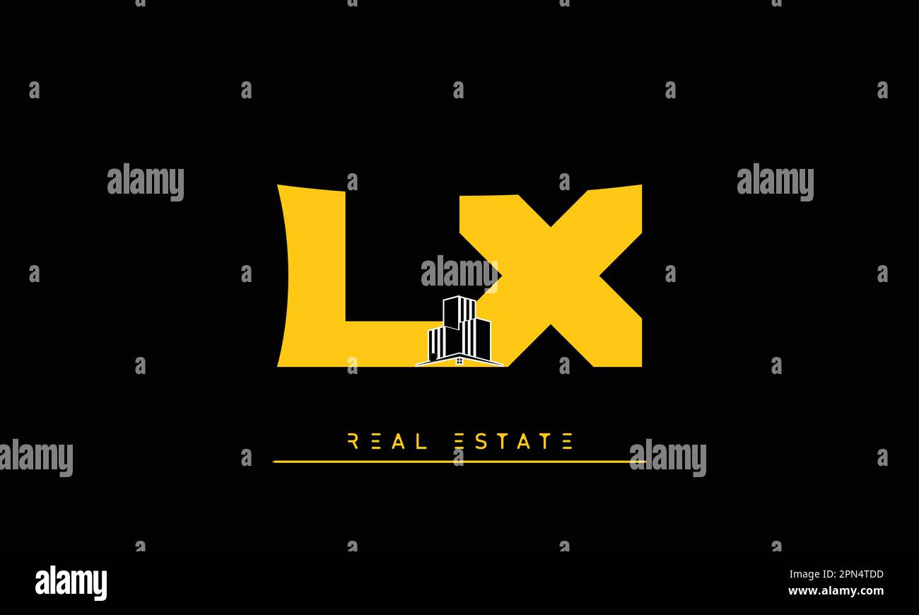 Lx real estate logo hi-res stock photography and images - Alamy