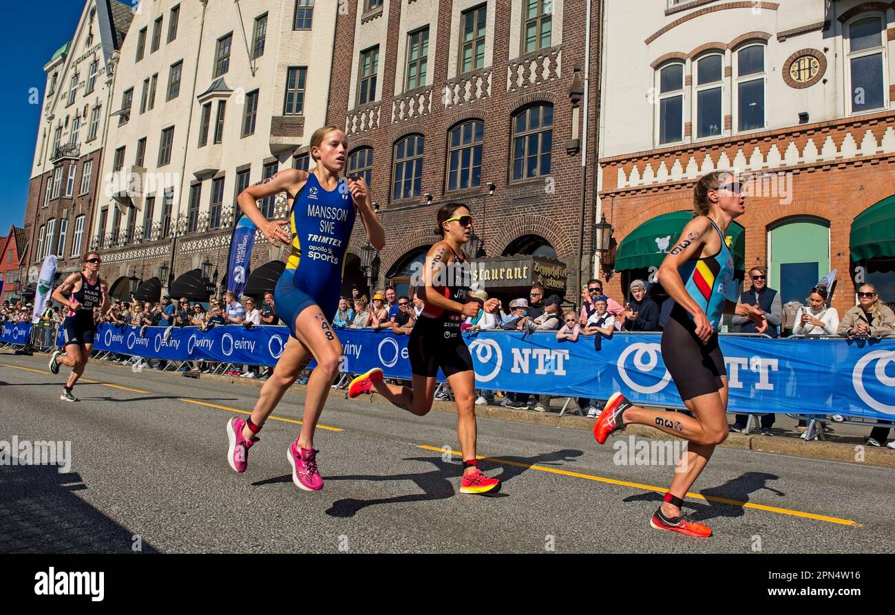 Running during WTC in Bergen, Norway 2022 Stock Photo - Alamy
