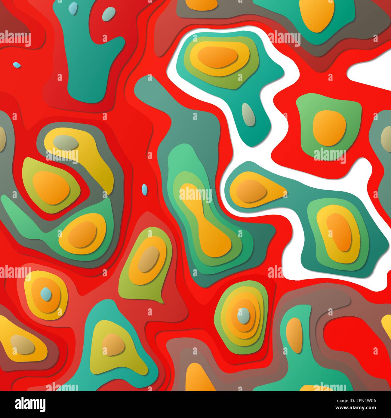 Abstract layers geometry depth Stock Vector Images - Alamy
