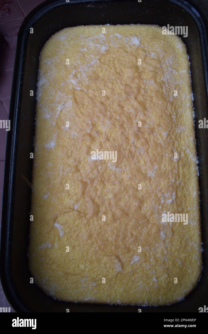 Koh - dessert made of semolina, cooked in milk, baked in oven and ...