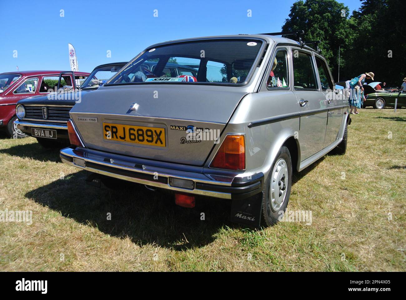 A 1981 Austin Maxi parked on display at the 47th Historic Vehicle ...