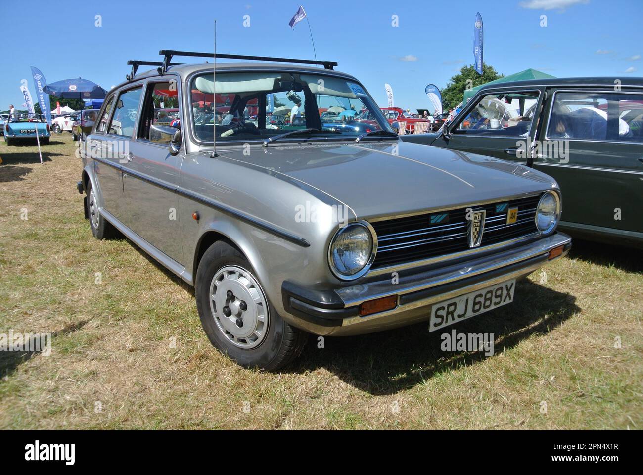 A 1981 Austin Maxi parked on display at the 47th Historic Vehicle ...