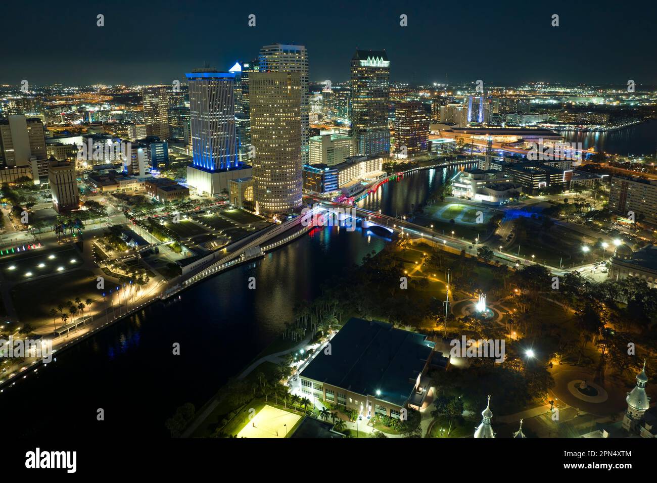Downtown Tampa Aerial 990+ Tampa Florida Aerial View Stock Photos,