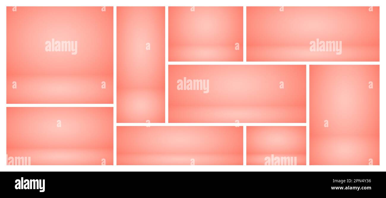 Empty peach studio abstract backgrounds with spotlight effect. Product ...