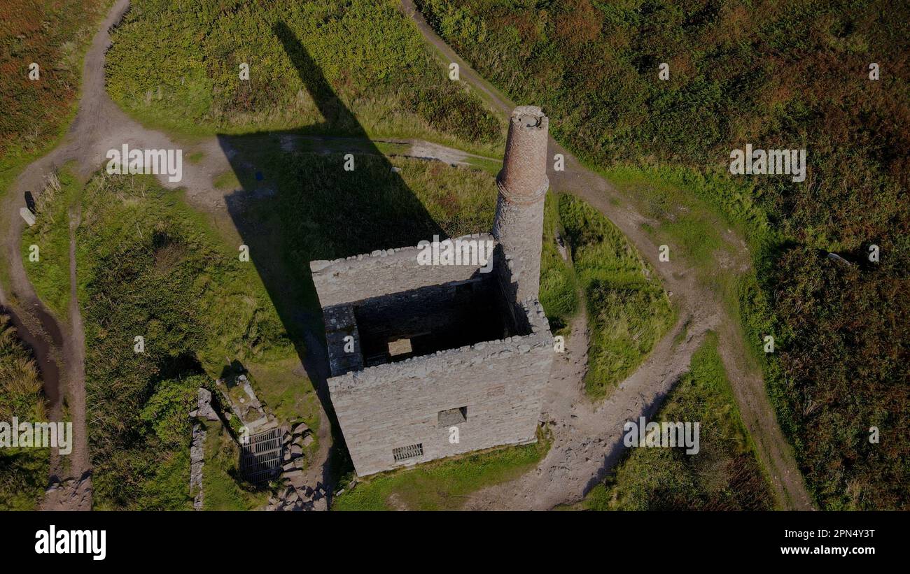 Ding Dong engine house, Penwith, West Cornwall Stock Photo - Alamy