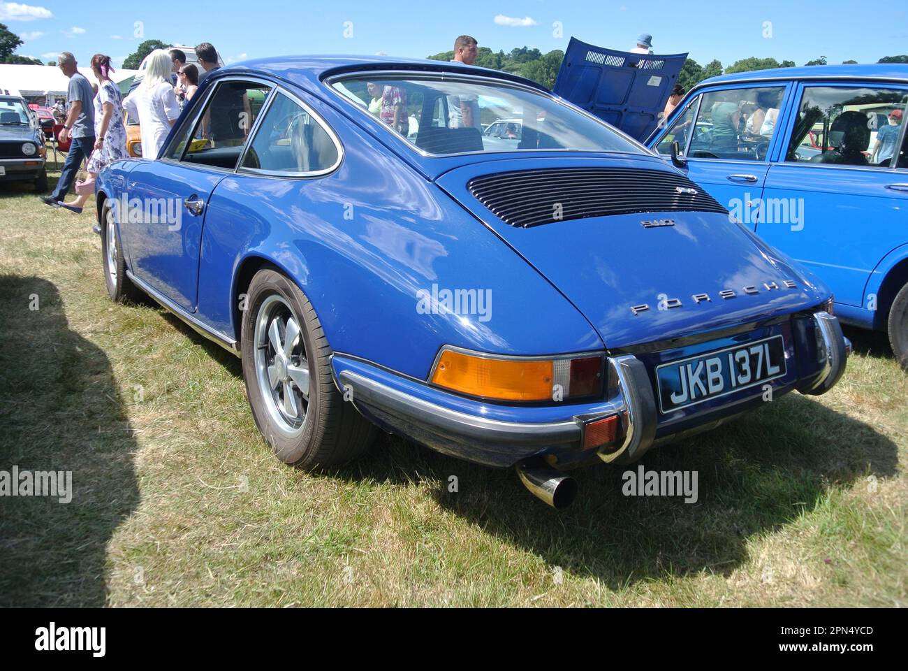 A 1973 Porsche 911 parked on display at the 47th Historic Vehicle ...
