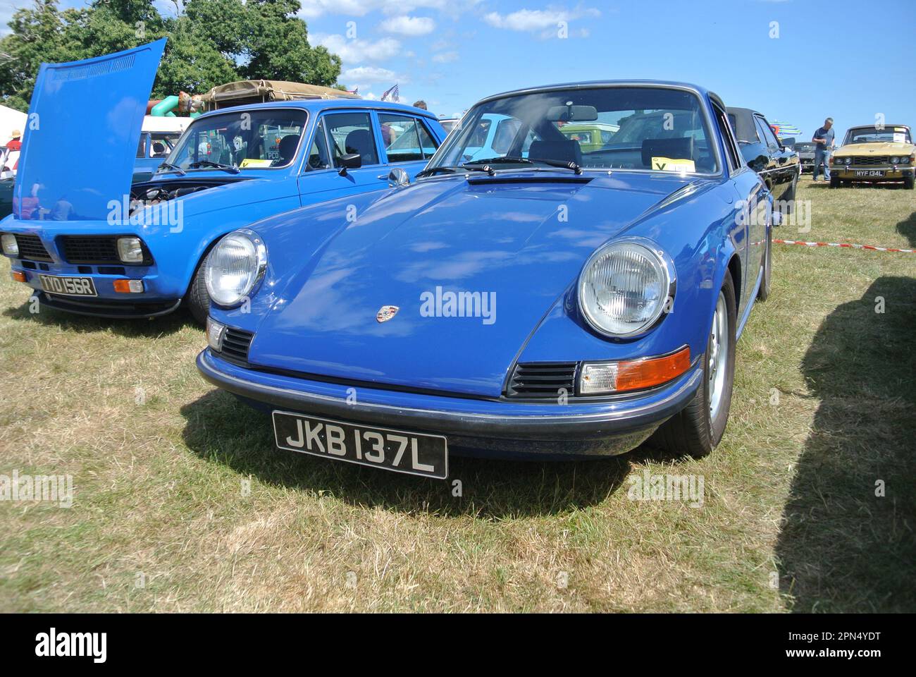 A 1973 Porsche 911 parked on display at the 47th Historic Vehicle ...