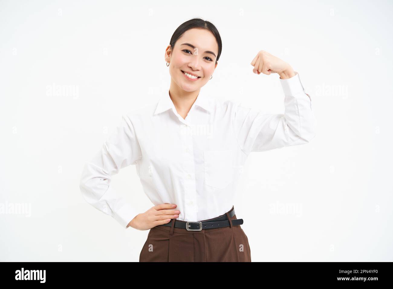 Business and corporate women. Strong and successful asian woman ...