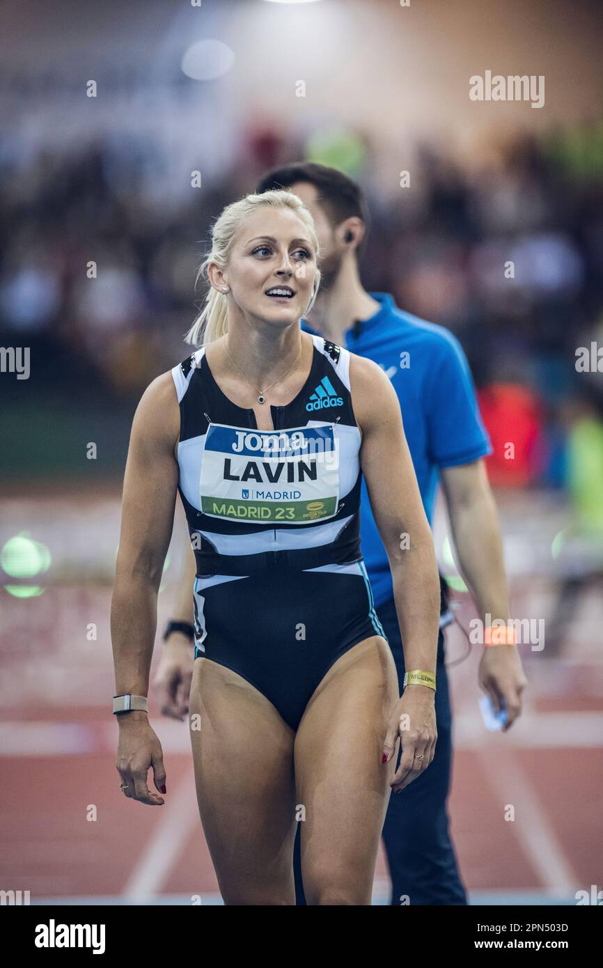 Sarah Lavin participating in the Madrid Indoor Tour of Madrid 2023 ...