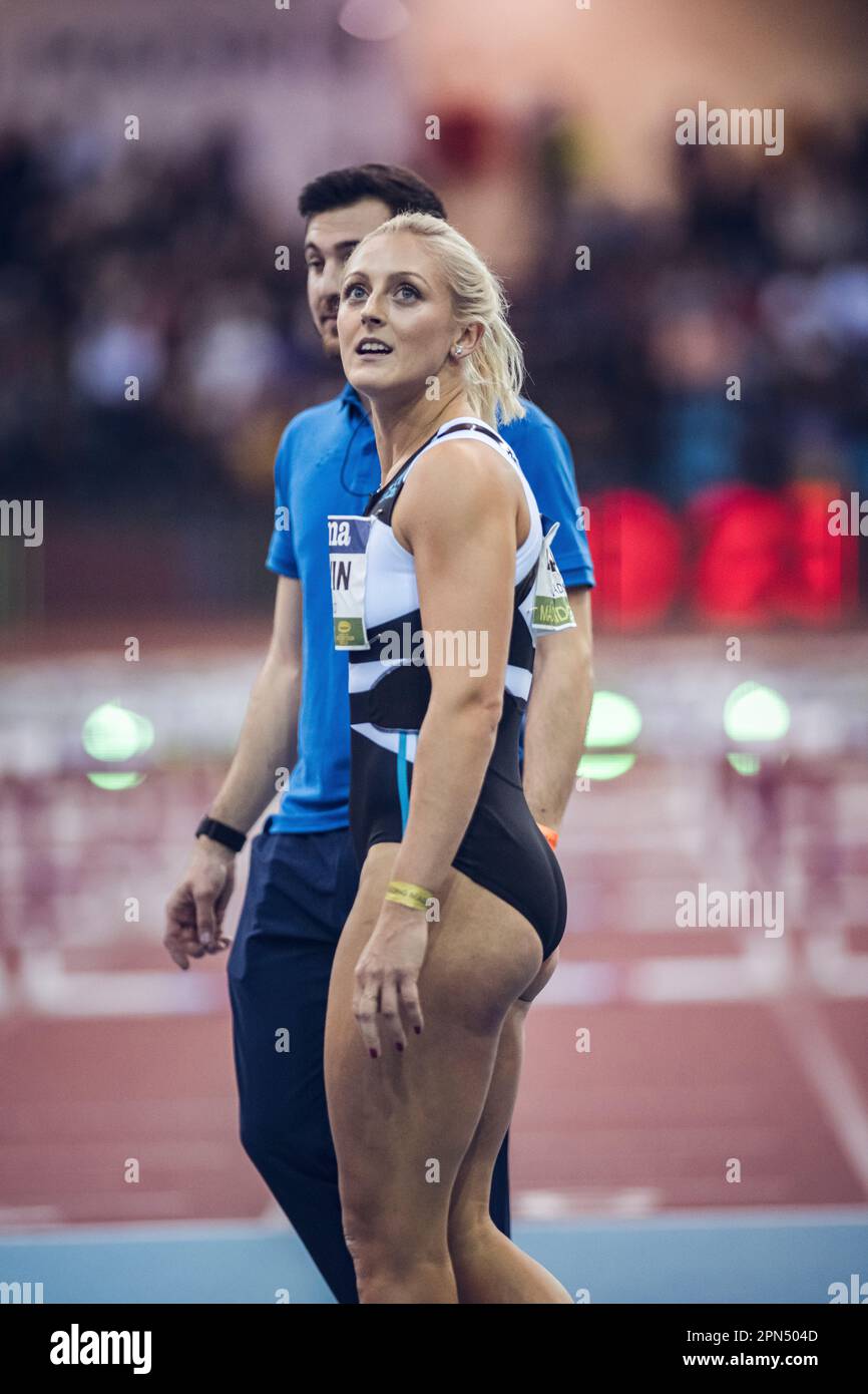 Sarah Lavin participating in the Madrid Indoor Tour of Madrid 2023 ...