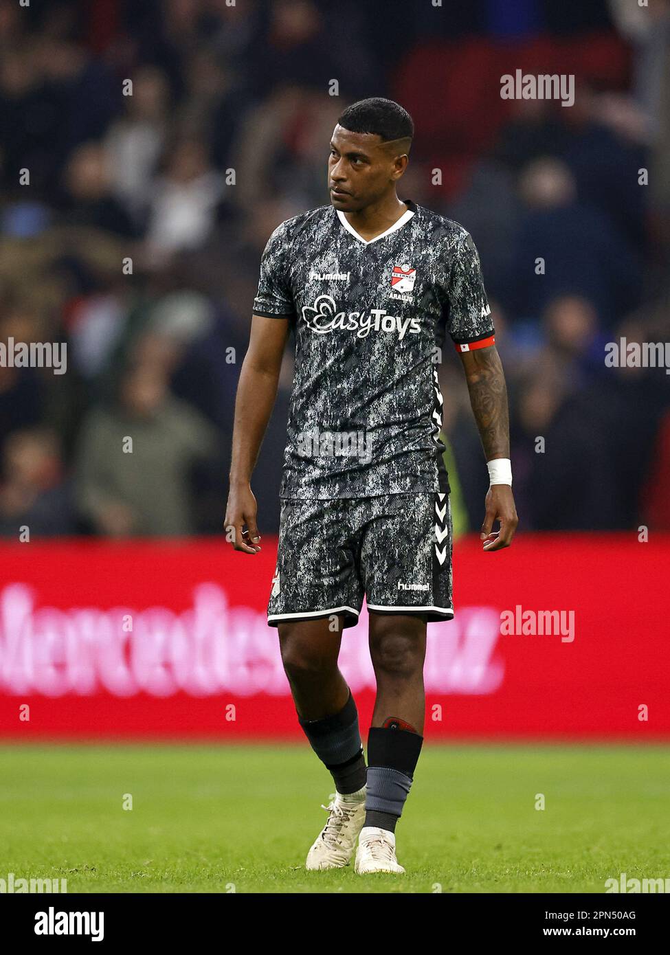 AMSTERDAM - Miguel Araujo of FC Emmen during the Dutch premier league ...