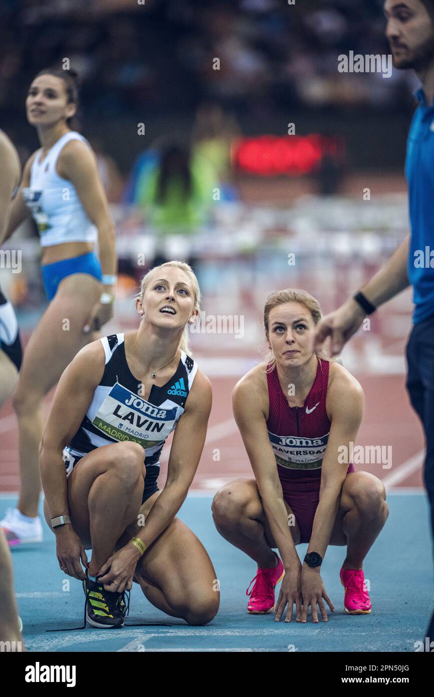 Sarah Lavin participating in the Madrid Indoor Tour of Madrid 2023 ...