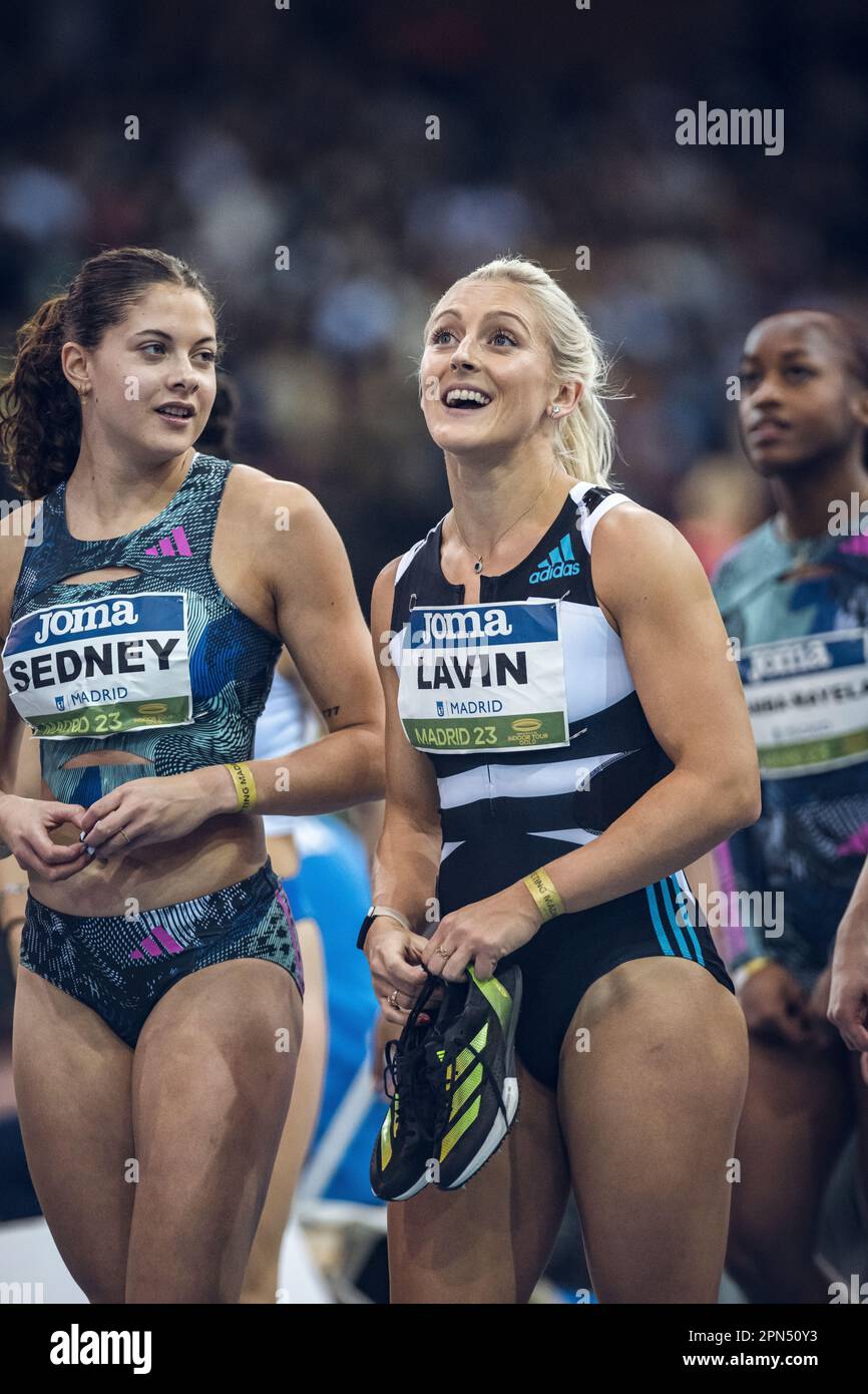 Sarah Lavin participating in the Madrid Indoor Tour of Madrid 2023 ...