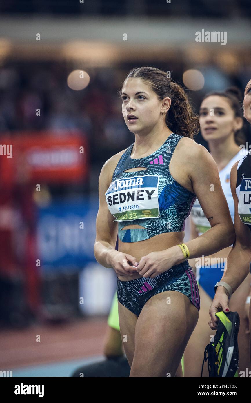 Zoë Sedney participating in the Madrid Indoor Tour of Madrid 2023 Stock ...
