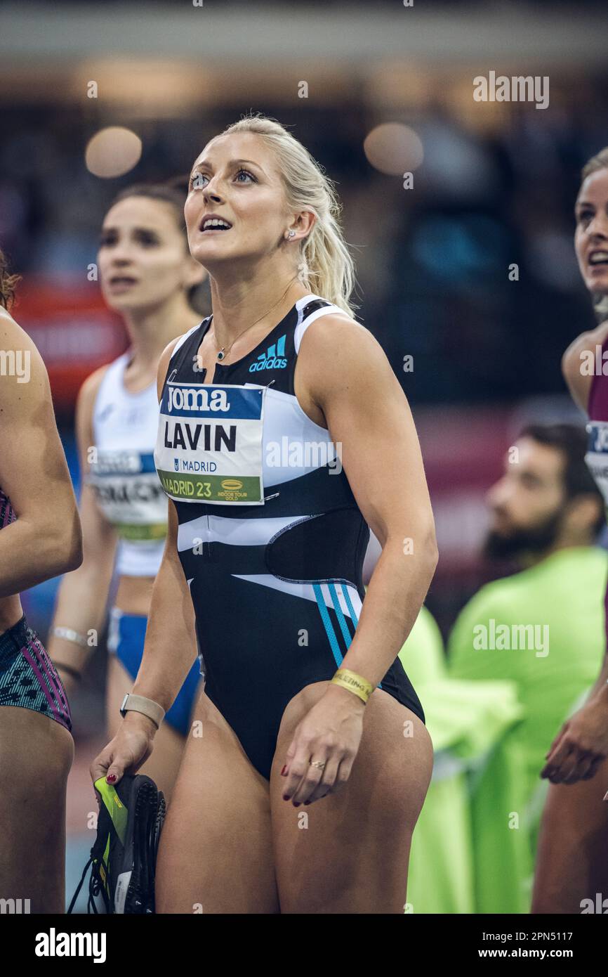 Sarah Lavin participating in the Madrid Indoor Tour of Madrid 2023 ...