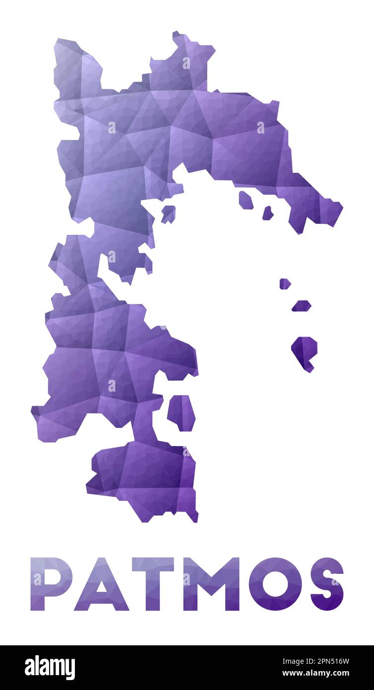 Island patmos map hi-res stock photography and images - Alamy