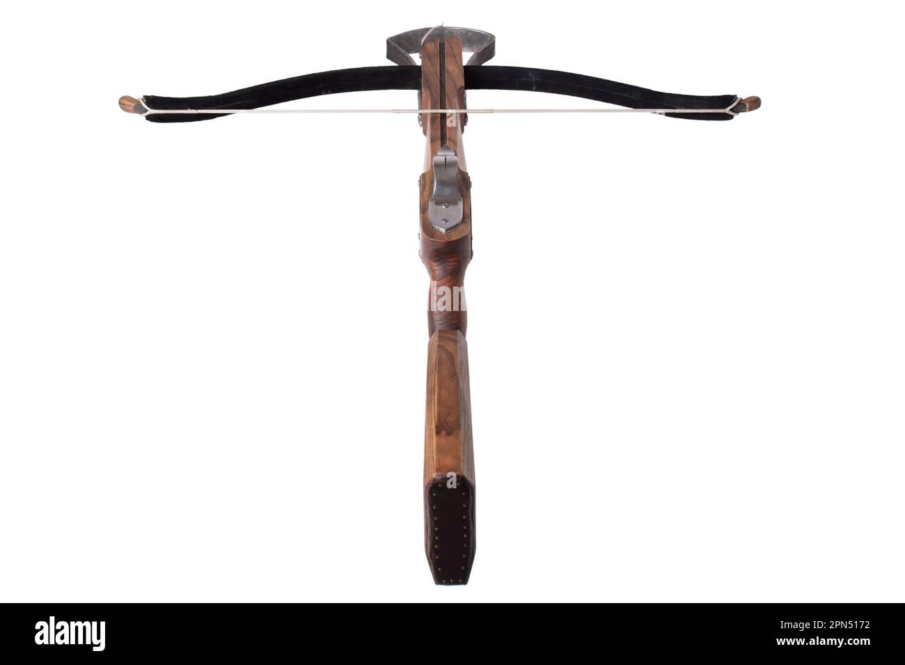 vintage modern crossbow isolated on white background Stock Photo - Alamy