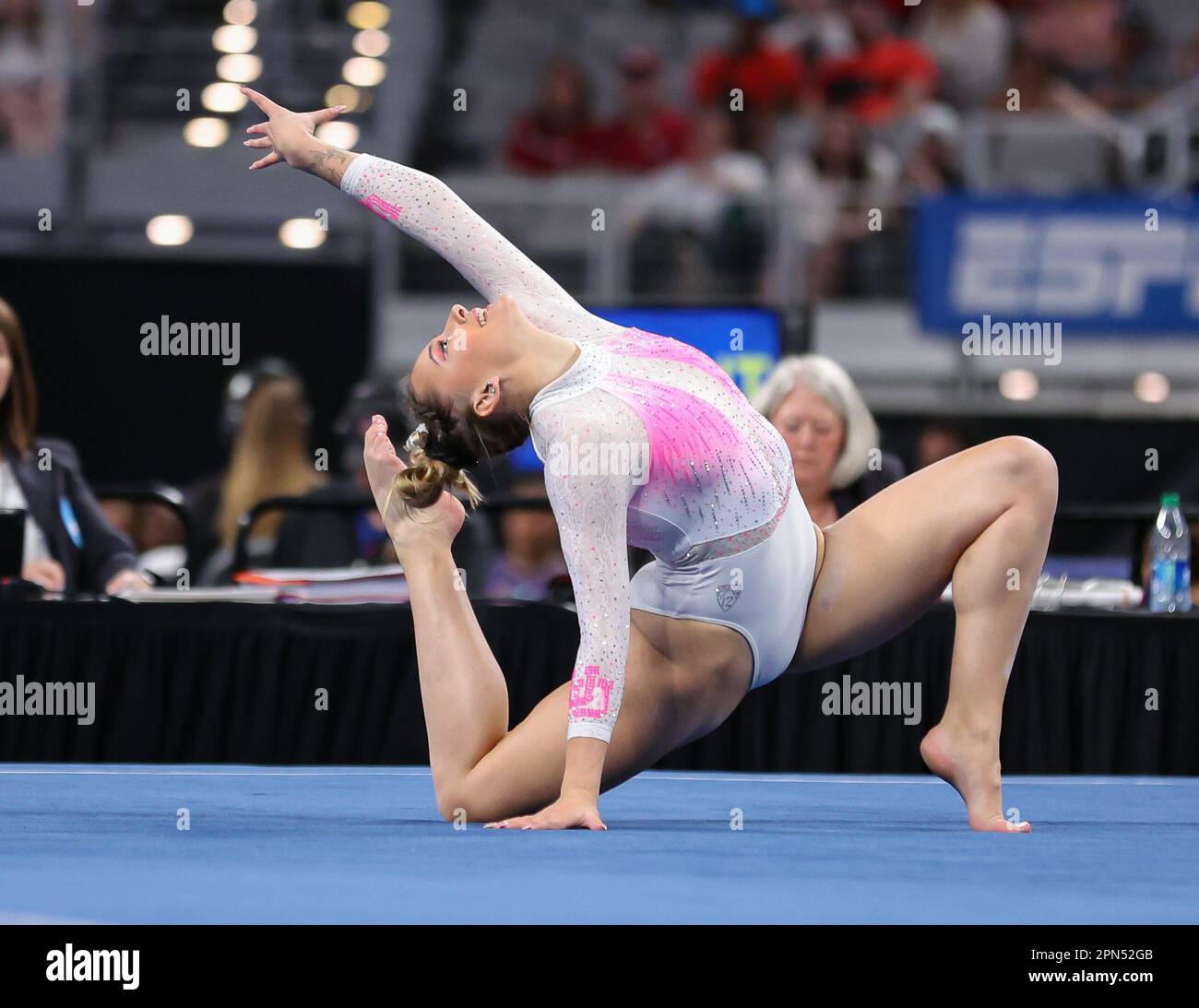 Fort Worth, TX, USA. 15th Apr, 2023. Utah's Makenna Smith competes on ...