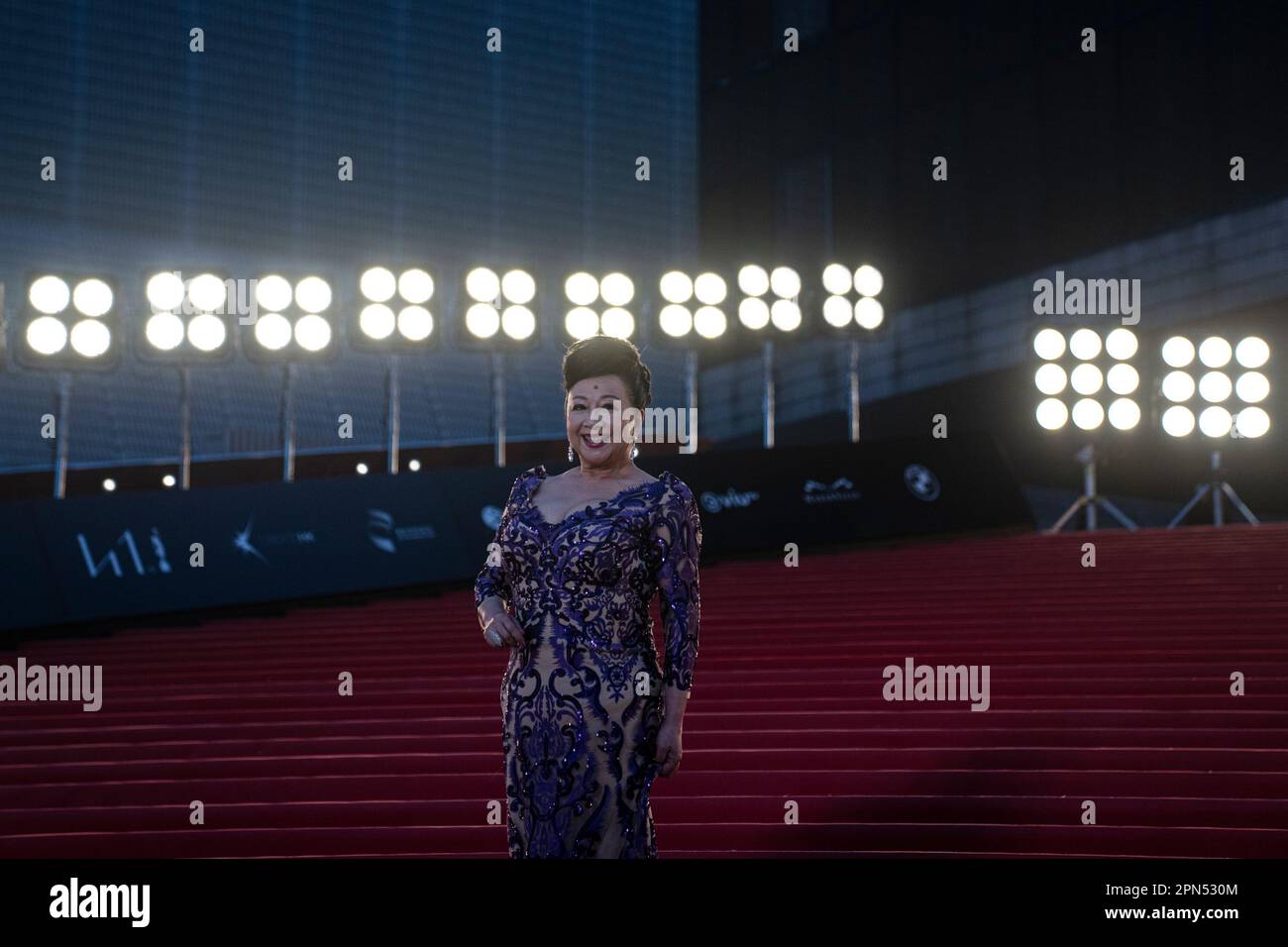 Actress Nancy Sit arrives on the red carpet for the 41st Hong Kong Film ...