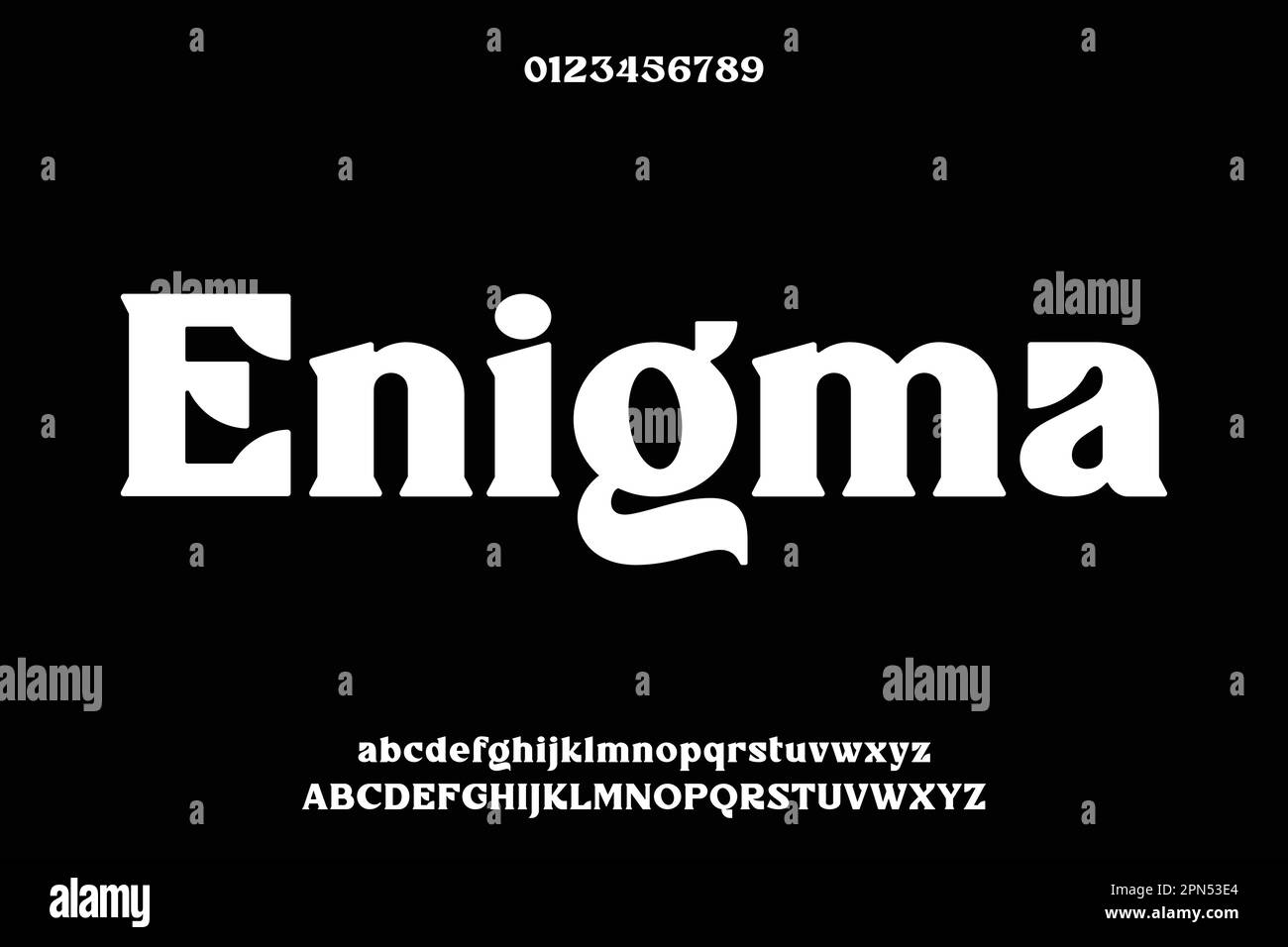 Unique elegant bold serif display font vector Stock Vector Image & Art ... Unique elegant bold serif display font vector Stock Vector Image & Art ...