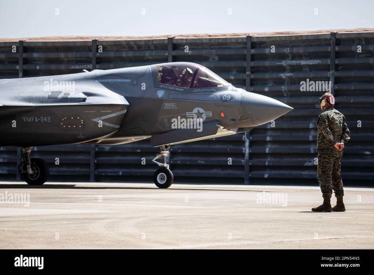 U.S. Marine Corps Lance Cpl. Herbert Tunley, a fixed-wing aircraft ...