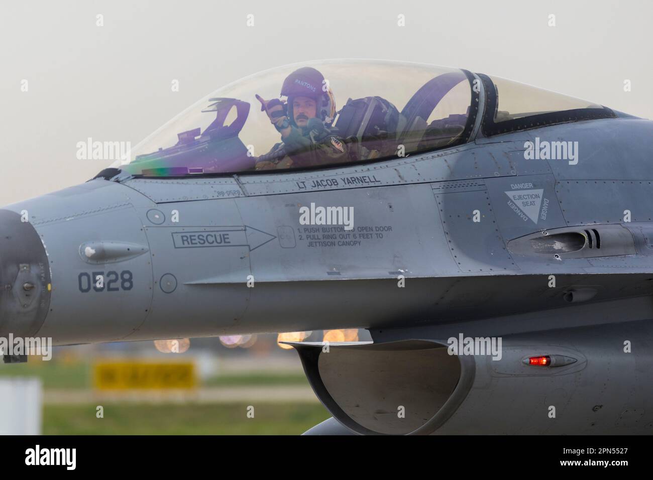U.S. Air Force Capt. Chase Bennett, a pilot with the 8th Fighter Wing ...