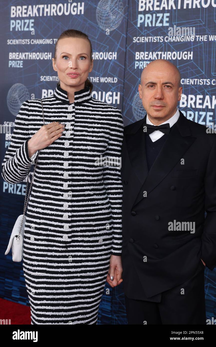 Los Angeles, USA. 15th Apr, 2023. Julia Buchkova, Yuri Milner attend ...