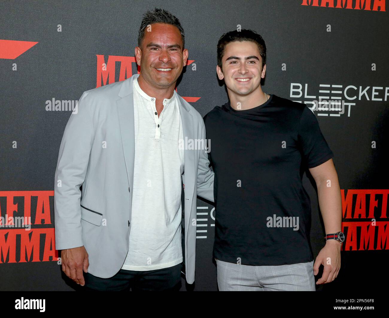 Luis Ruelas, left, and David Ruelas, right, attend a special screening ...