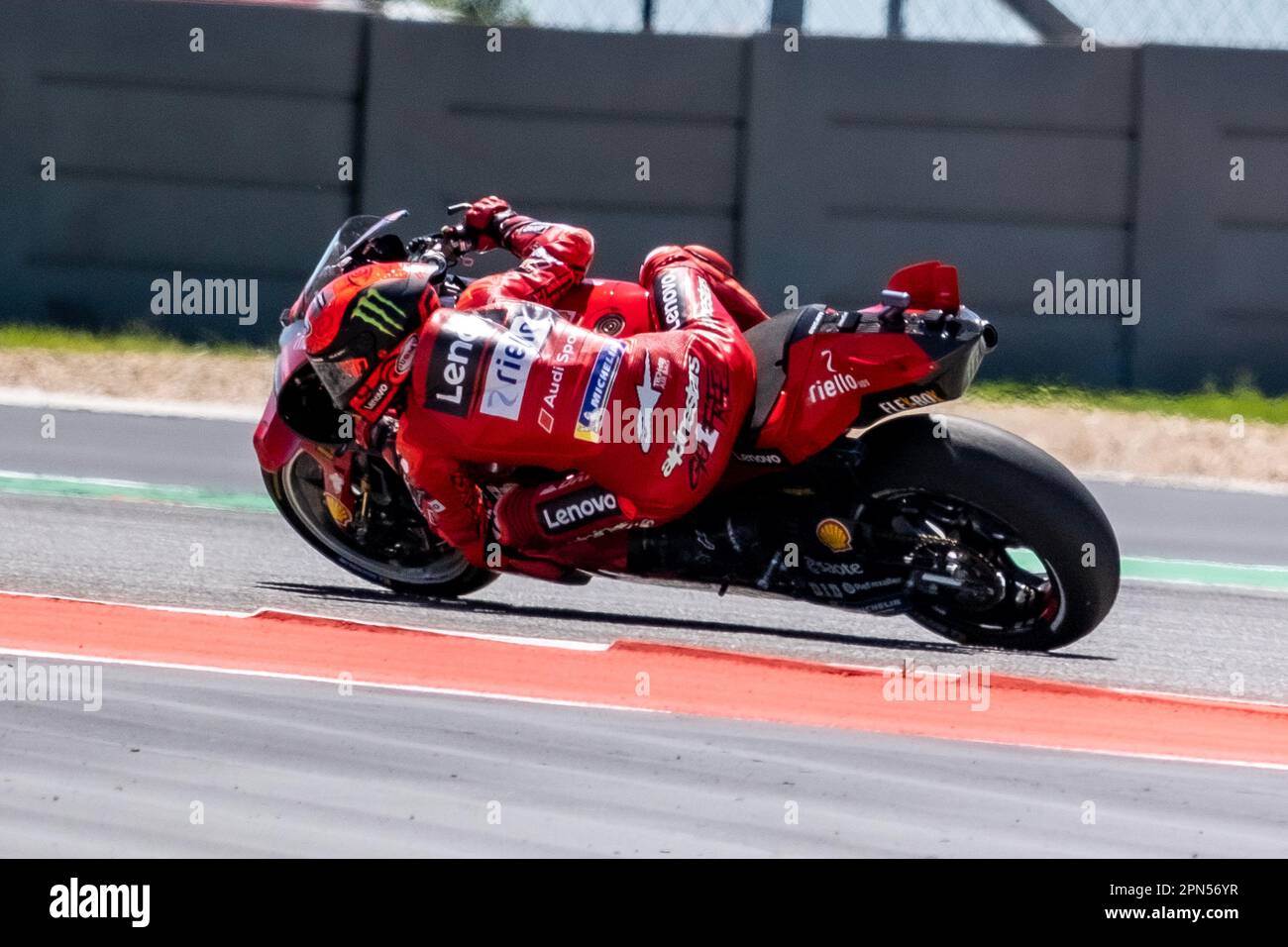 Texas, USA. 16th Apr, 2023. Francesco Bagnaia #1 with Ducati Team in ...