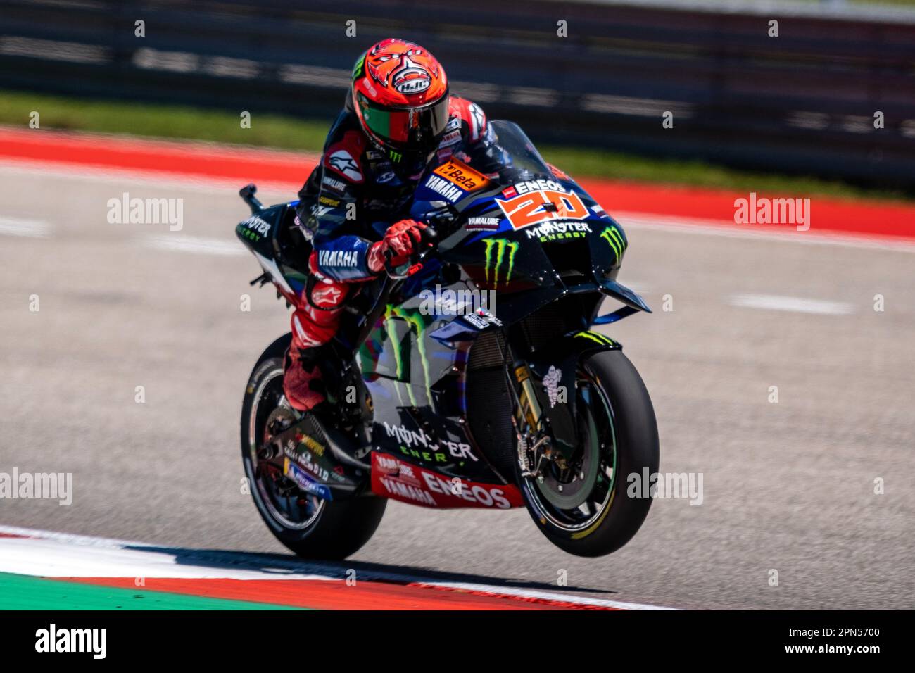 Texas, USA. 16th Apr, 2023. Fabio Quartararo #20 with Yamaha Factory ...