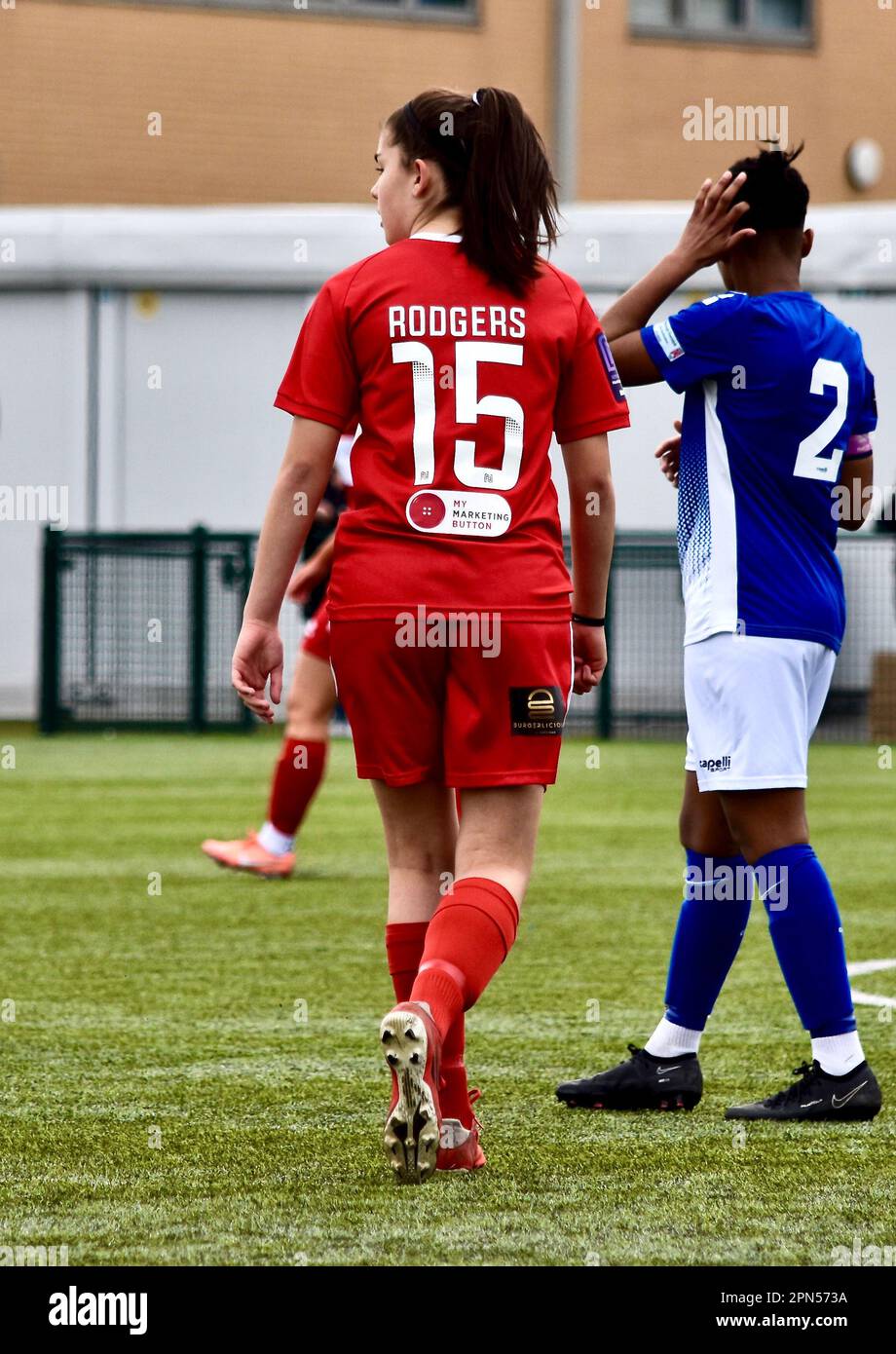 Teesside, UK. 16 Apr 2023. Middlesbrough’s Amber Rodgers pictured as ...